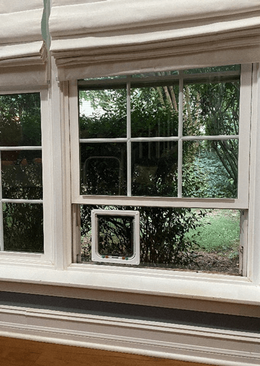 Cat & Pet Door Window Insert: Beautiful Custom US-Made Plexiglass Base ...